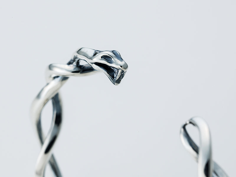 Deal Design Bangle for unisex | Deal Design Flared Snake Bangle | DEOPUZ